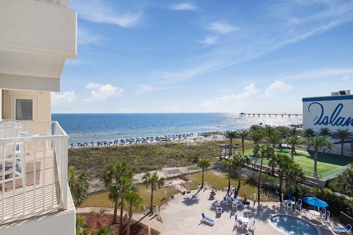 Destin West Gulfside 504 ~ Amazing Beach View ~ Free Beach Service ~ Must See! - Fort Walton Beach, FL