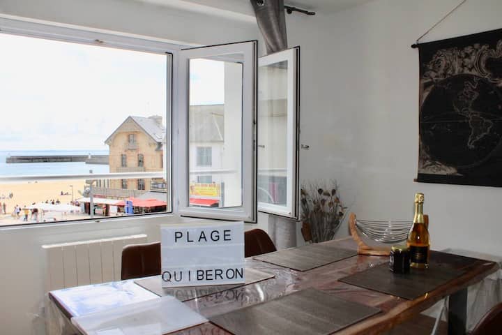 « L’oceanix » Vue Grande Plage 2ch Wifi - Quiberon