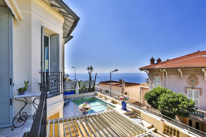 Magnifique Villa ,Superbe Vue Mer. Piscine/parking - Saint-Jean-Cap-Ferrat