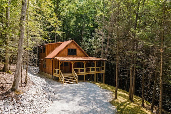 Angel's View - Hot Tub, Wifi, Fire Pit, Hiking - Natural Bridge State Resort Park, Slade