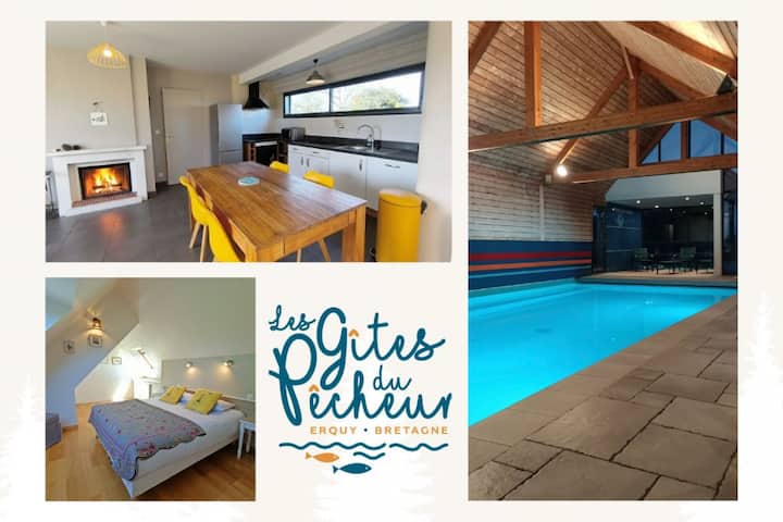Gîte Erquy : Piscine Chauffée, Sauna, Proche Plage - Erquy