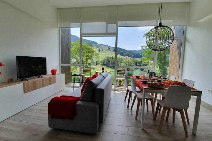 Mitxoleta, Apartamento Para Familias Y Amigos - Aránzazu