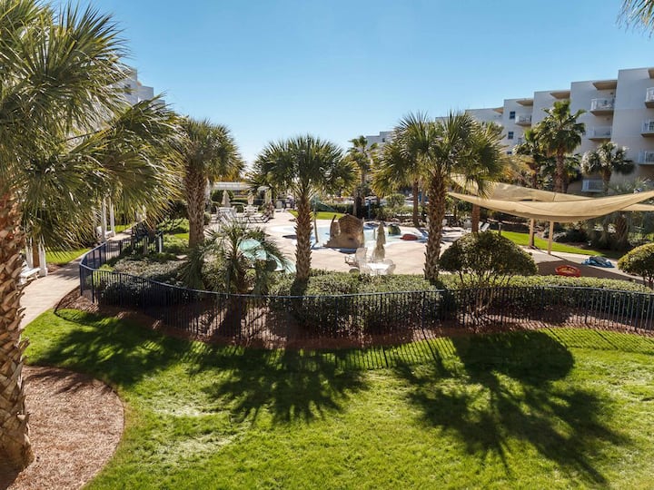 Waterscape C300 ~ Lazy River ~ Splash Pad ~ 3br - Okaloosa Island, FL
