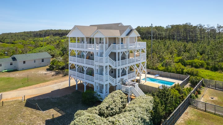 Mariner's Star 5br Private Pool, Hot Tub - Nags Head, NC
