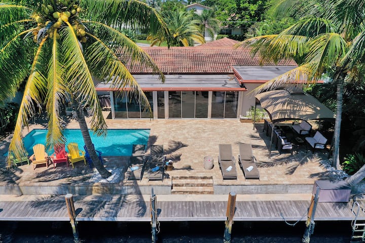 Beach House - Heated Pool - Waterfront - Steps To The Beach - Pompano Beach, FL