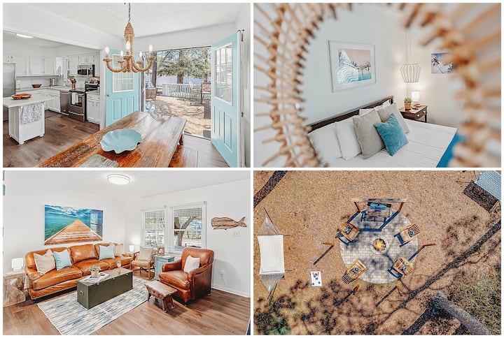 Walk To The Beach, Fenced, Fire Pit - Oak Island, NC