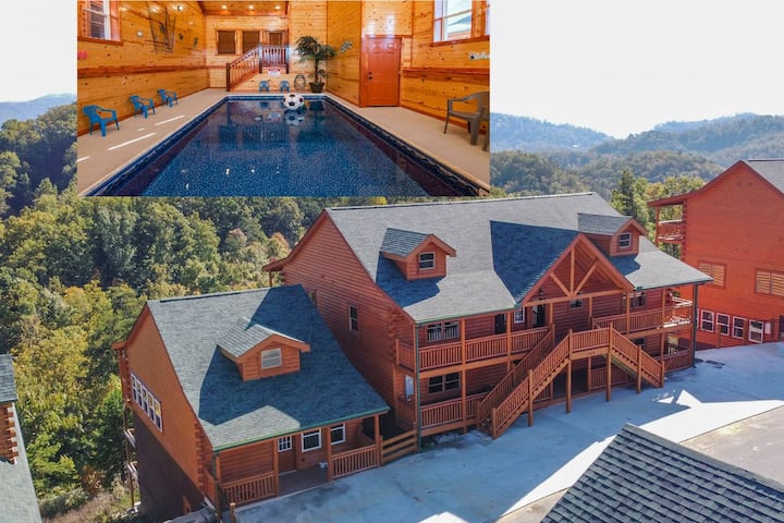 Huge & New; Pool House, Game Room, Theater, Views! - Townsend, TN