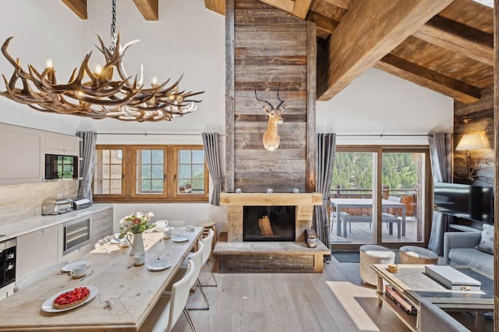 Sublime Appartement De 4 Chambres Avec Sauna Gri - Zinal