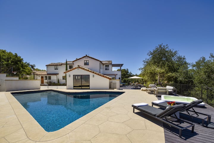 Stunning, Private Home With Pool, Hot Tub, And Mountain Views! - Santa Bárbara, CA