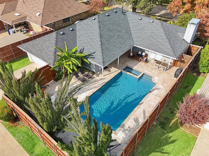 Best Of Allen At Fountain Park – 5-bd/2-ba W/ Pool - Allen, TX