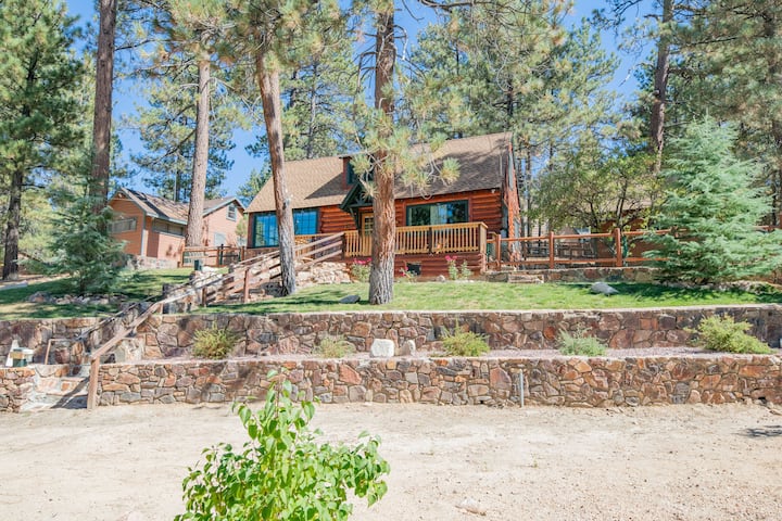 2 Fireplaces, Deck, Barbecue, Fenced Yard - Big Bear Lake, CA