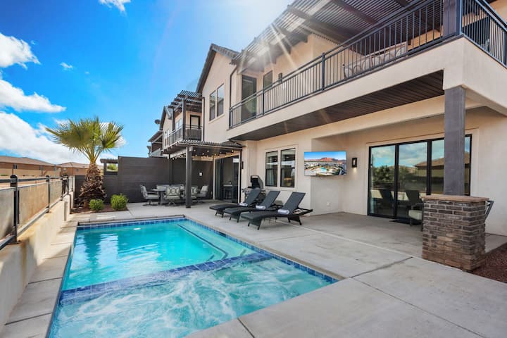 Ocotillo Springs Resort #67 |Private Pool, Hot Tub, Ping Pong And Community Amenities - Utah
