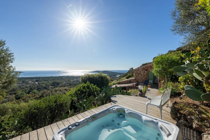 Villa Ficaja Jacuzzi Vue Mer 2 Min Plage Pinarello - Porto-Vecchio