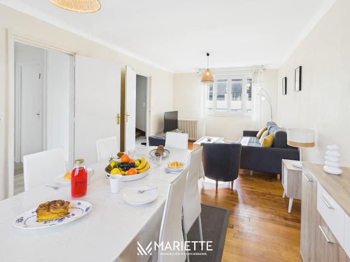 -Hortense- Maison Sables Blancs Á 300m Des Plages - Beg Meil