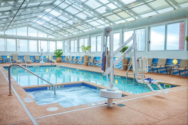 Skyline Tower Resort | 1br/1ba Pool & Beach Access - Atlantic City, NJ