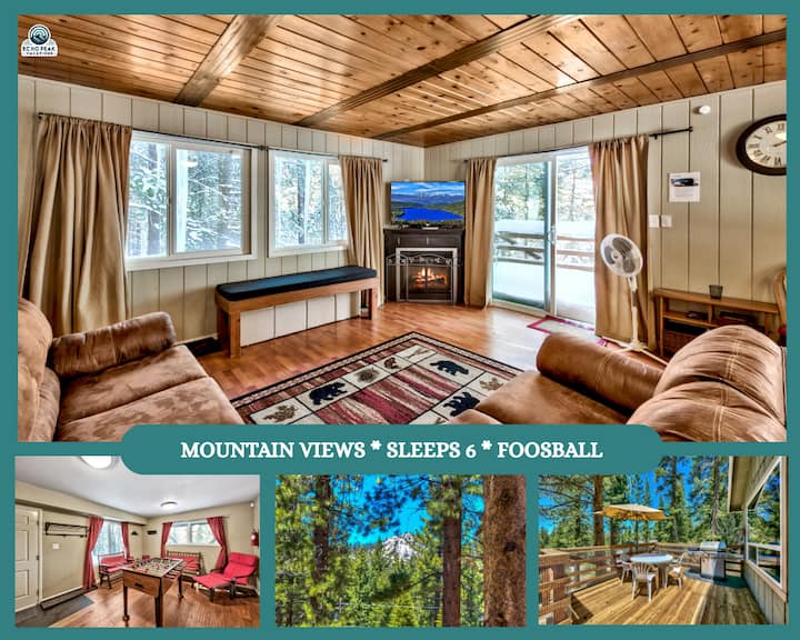 Cozy Forest Getaway | Foosball Fun + A/c Comfort - 사우스 레이크 타호