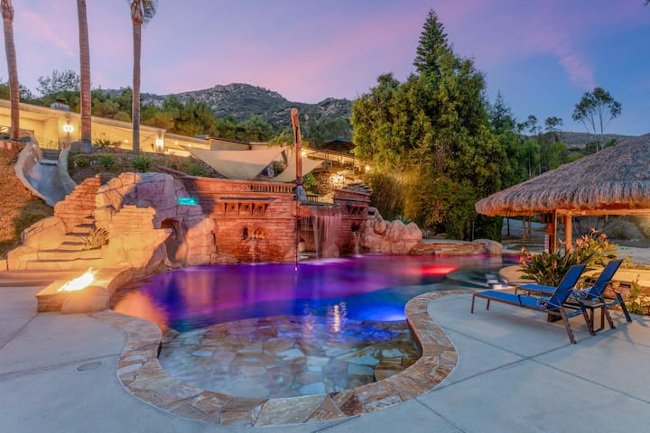 Luxury Private Resort | Pirate Ship Pool & Theater - San Diego, CA