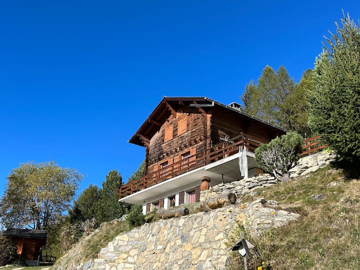 Chevrettes Haut - Haut D'un Chalet En Duplex, Av - Grimentz