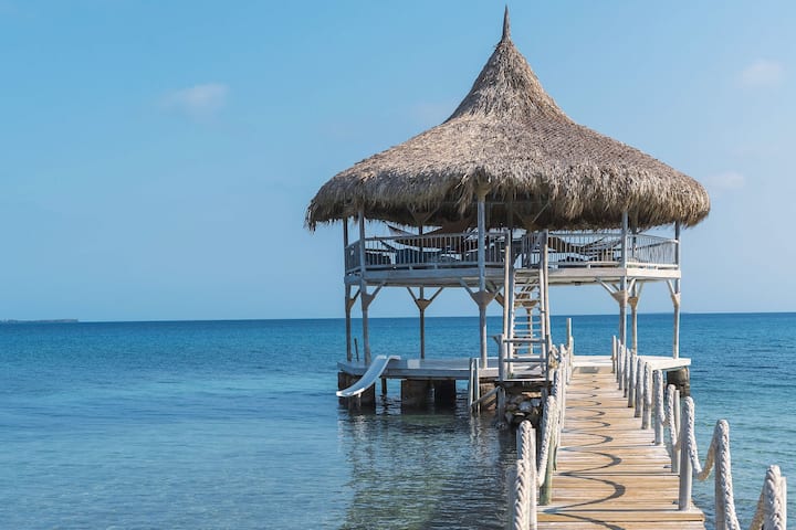 Car009 - Magnifique Villa éCologique Sur L'île Tin - Colombia