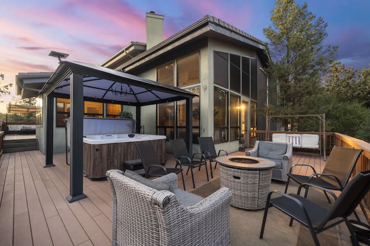 Luxe Uptown Cabin Retreat W/ Private Hot Tub/views - Sedona, AZ