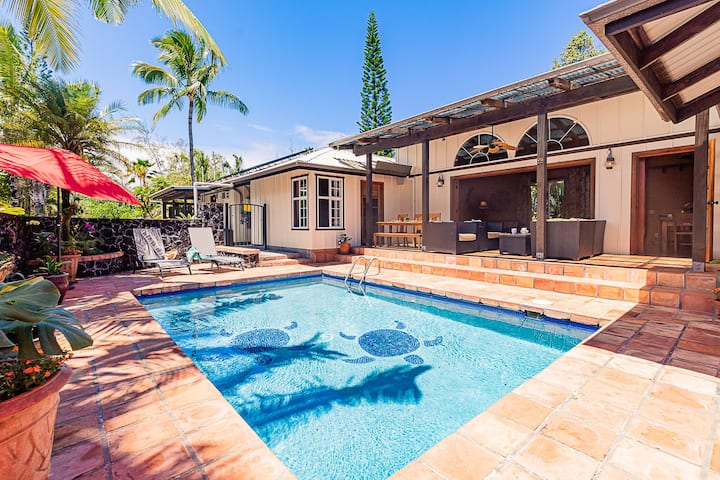 House Of Paddles, Pool, Ocean Close Near Hilo - Hilo, HI