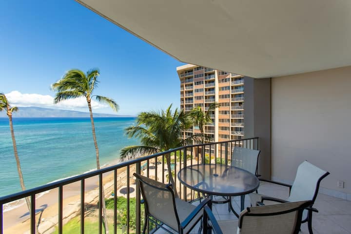 1br Oceanfront 6th-floor | Balcony | Pool - Kahana, HI