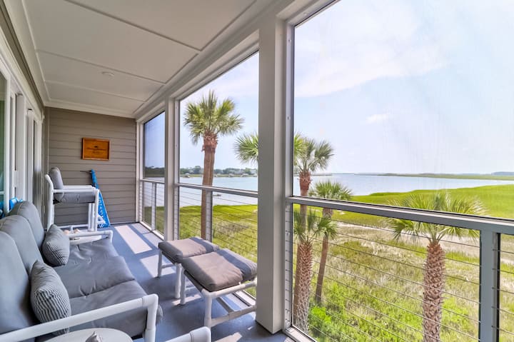 101 Mariner's Cay- Community Pool, Stunning Views! - Folly Beach, SC