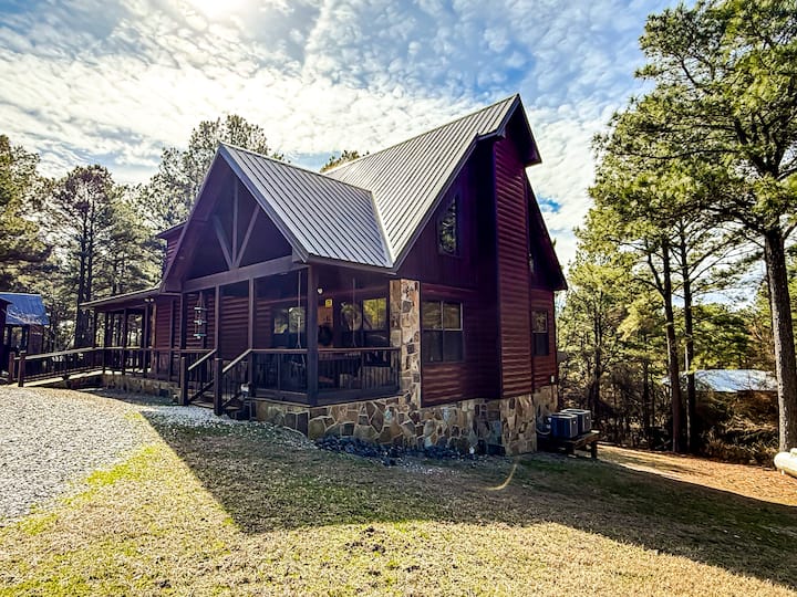 Time To Spare Cabin/ Hot Tub/fire Pit/near Broken Bow Lake/ 2 Masters - Oklahoma