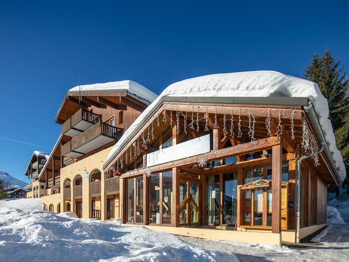 Valmorel | Studio For 3 + Ski-in, Ski-out! - La Léchère