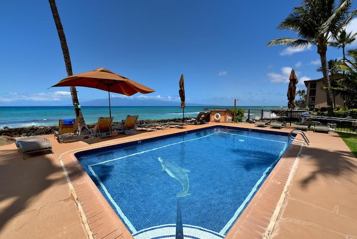 Beautiful Ground Floor With Views! Steps To Ocean - Honokōwai Beach Park
