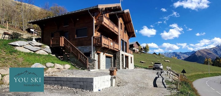 Velo  Moto  Ski: Duplex En Bois Avec Sauna Et Vue - Lac Guichard