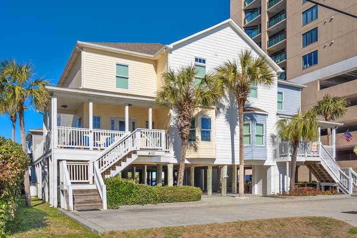 Pet-friendly, 100 Yards To Beach Townhouse W/views - Sunset Beach, NC