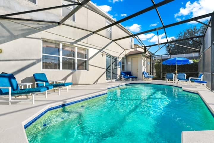 5br Family Home With Pool Near Disney & Parks - 플로리다