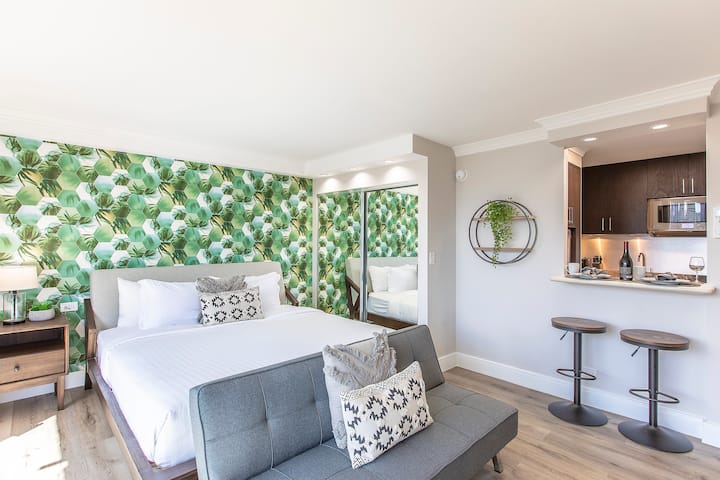 Partial Ocean King Studio W/ Kitchenette, Ac &Pool - Hawaï