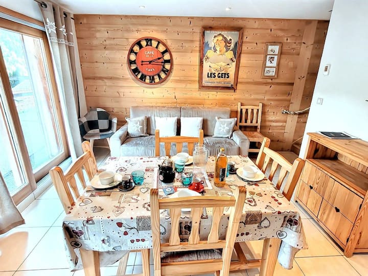 Charmant T3 Aux Gets, 4 Pers, Parking Inclus - Les Gets