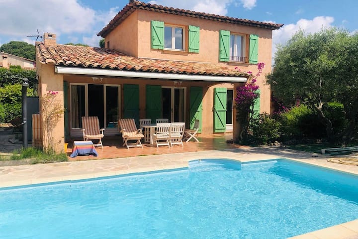 Belle Villa Ste Maxime, Proche Plage, Piscine,clim - Plages de Saint-Tropez