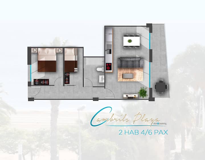 Cambrils Playa Spa Appartements - 1er éTage (4/6 P - Cambrils