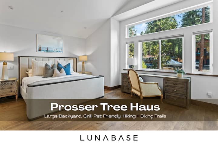*New Pet Friendly Prosser Tree Haus|hiking Retreat - Truckee, CA