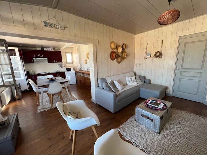 Appartement Vue Mer Stationnement Jardin Plage - La Flotte