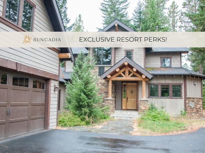 Suncadia 5 Bdrm Lodge Inspired Home With Golf Cour - Cle Elum, WA