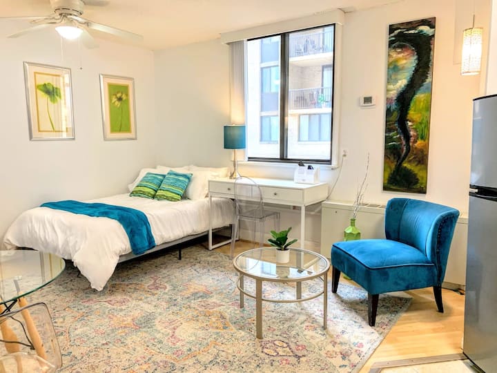 Beautiful, Modern Bethesda Studio - Free Parking! - Bethesda, MD