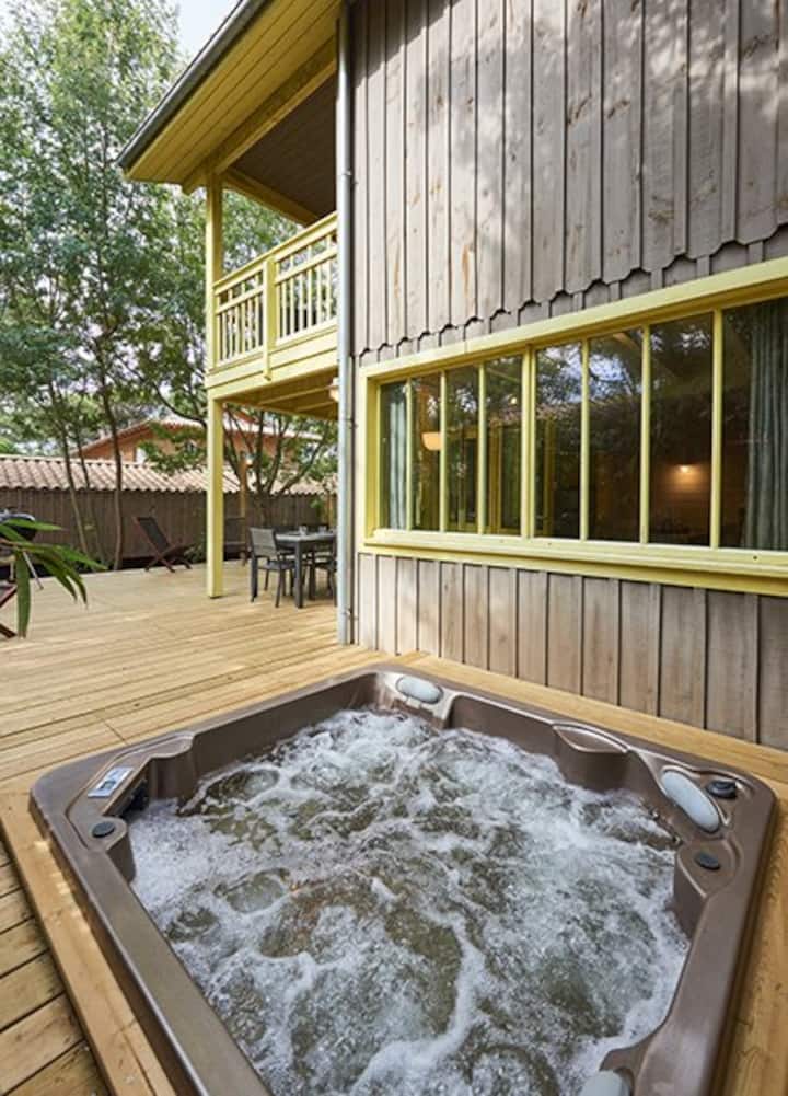 Jolie Maison Familiale Aux Américains, Option Spa - Cap Ferret