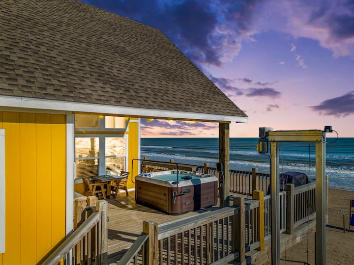 Beachfront | Hot Tub L Free Cancellation - Bolivar Peninsula, TX