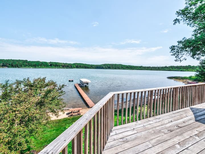 Lakefront, Hot Tub & Swimming Beach In K'zoo - Fort Custer Recreation Area, Augusta