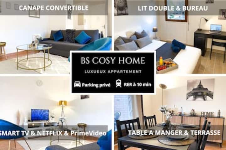 💎 Luxueux Appartement 🚘 Parking 🚉 Rer à 10’ - Évry
