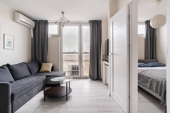 Przechodnia2-ac-park View-2 Rooms - Varsovie