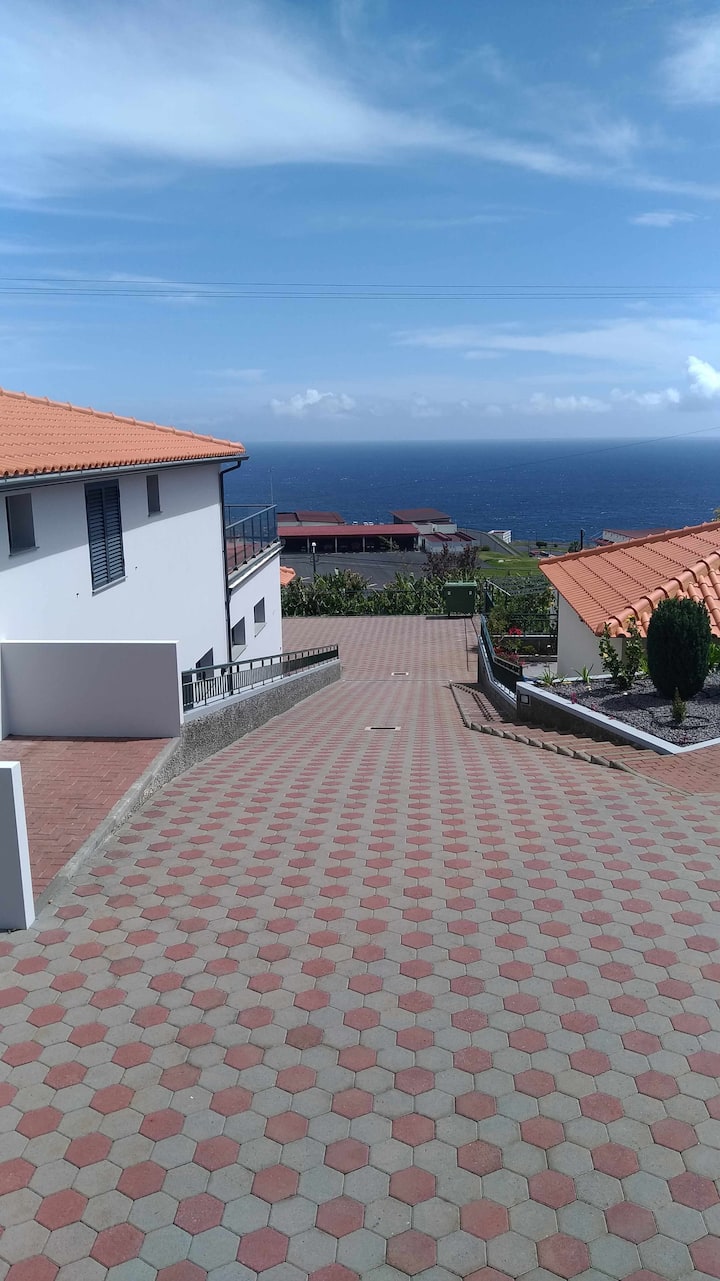 Villas Madalena - Soberba Casa T3 Vista Mar E Balcão - Madère