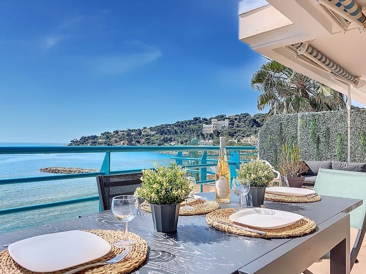 Beautiful Apartment For 4 People With A/c, Wifi, Tv, Terrace And Panoramic View - Roquebrune-Cap-Martin