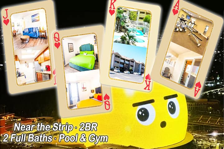 Cozy Las Vegas 2 Br Condo Near Strip No Resort Fee - Las Vegas Strip, NV