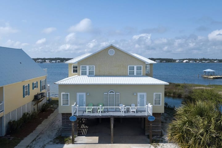 Lagoon Duplex + Pier & Steps To Beach - Gulf Shores, AL